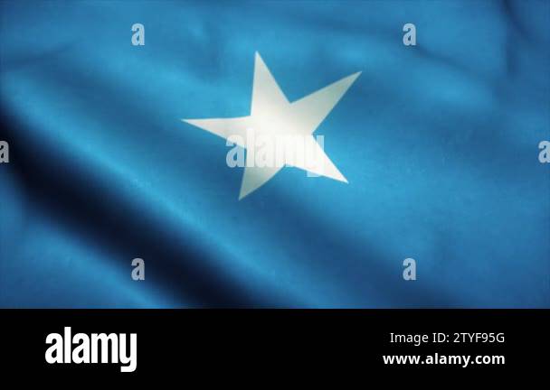 Somalia flag waving in the wind. National flag of Somalia. Sign of ...