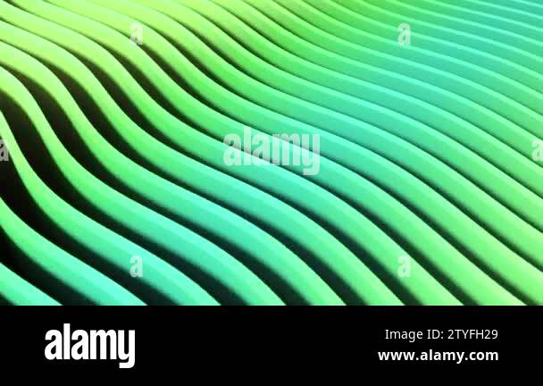 Abstract color waves 3d shapes color set animation. 4k looping footage ...