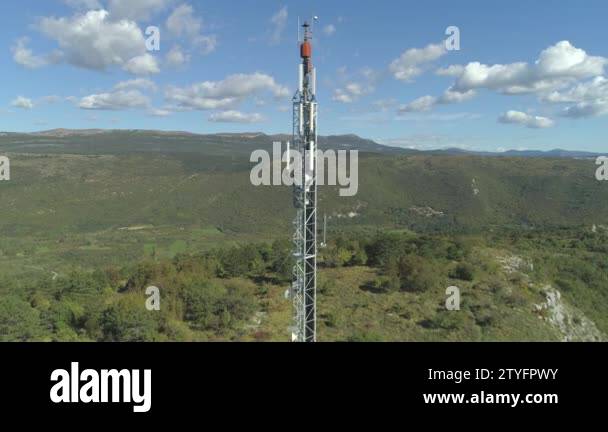 Pylon telecommunications tower antenna Stock Videos & Footage - HD and ...