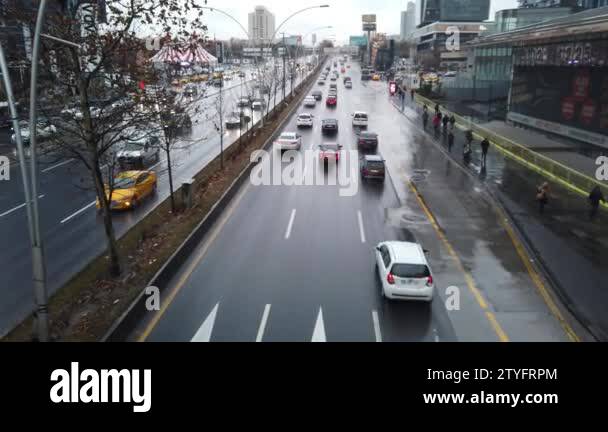 Ankara/Turkey- February 06 2020: Panoramic Ankara view with the ...