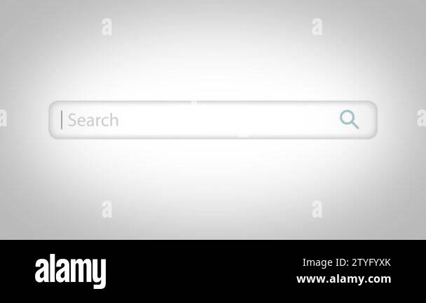 Internet Search Engine Field Background Loop/ 4k animation of a web ...
