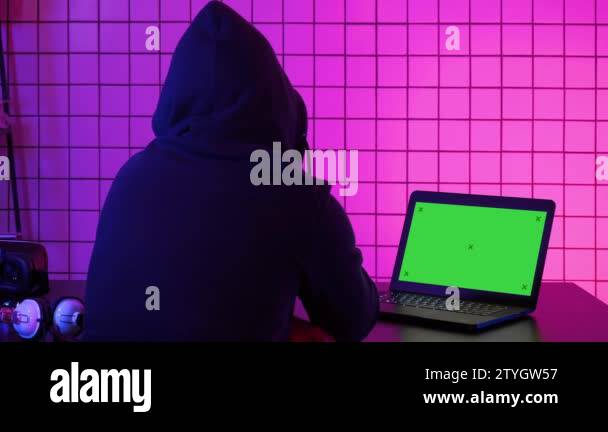 Hacker Stealing Personal Information Through Data In Order To Scamming