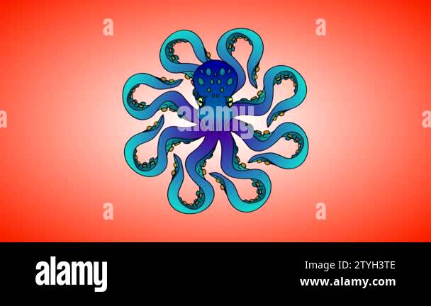 Octopus tentacles silhouette Stock Videos & Footage - HD and 4K Video ...