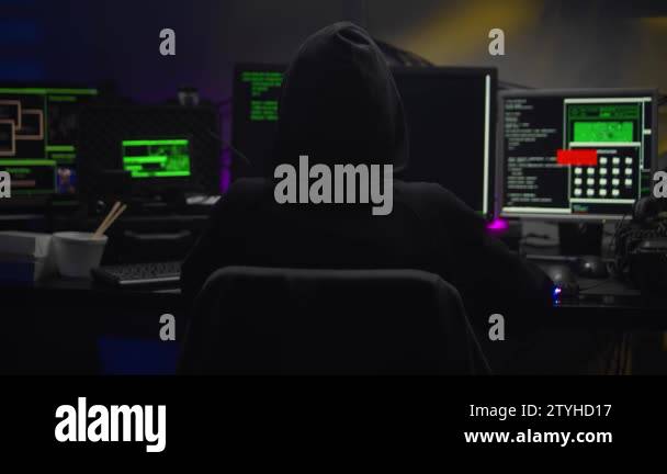 Hacker criminal dark web code malware Stock Videos & Footage - HD and ...