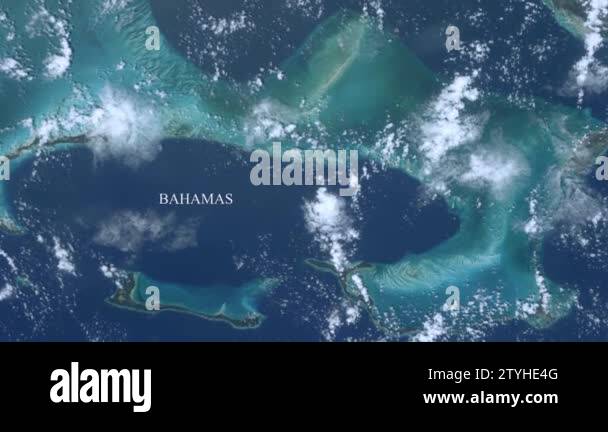 Bahamas seen from space elements Stock Videos & Footage - HD and 4K ...
