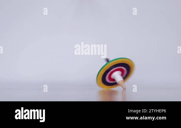 Traditional Mexican spin top dancing from beggining to the end on a ...