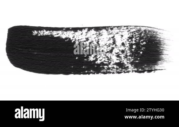 Ink Brush Stroke Set whit Alpha channel (lumma matte). Perfect for motion graphics, digital ...