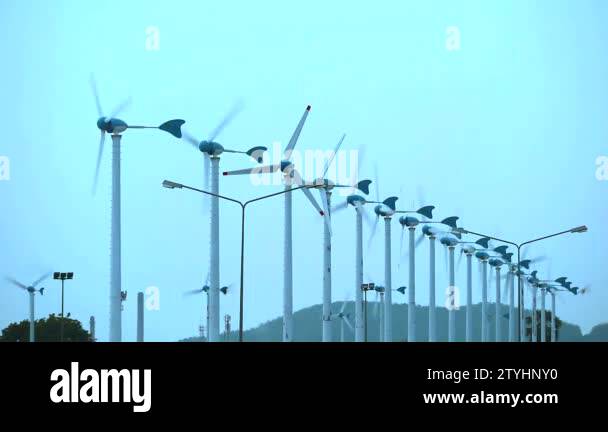 Wind turbines convert energy from wind to electricity which is friendly ...