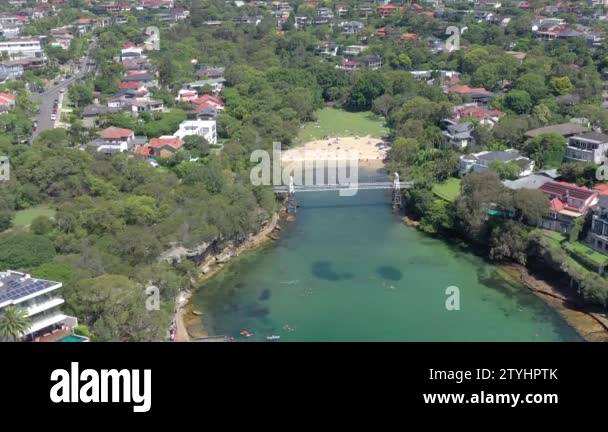 Parsley Bay Beach and Bridge a Secluded Beach in the Affluent Sydney ...