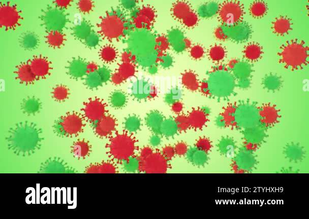 Virus or Bacteria Infection Background (Loop Stock Video Footage - Alamy