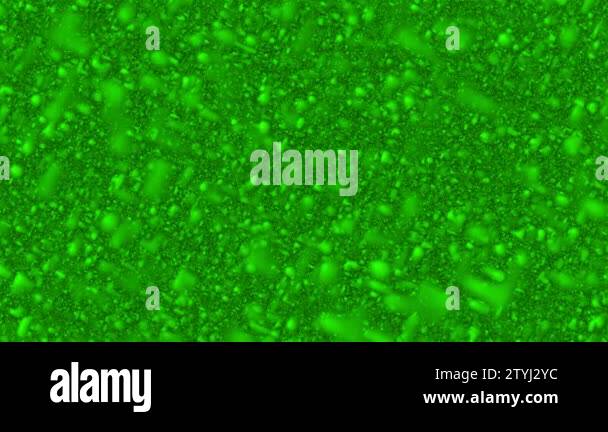 Green abstract animated background with an imitation of the atmospheric ...