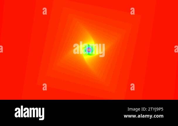 Spectrum of Bright Rgb Colors Growing From Centre of Bright Hot Red ...