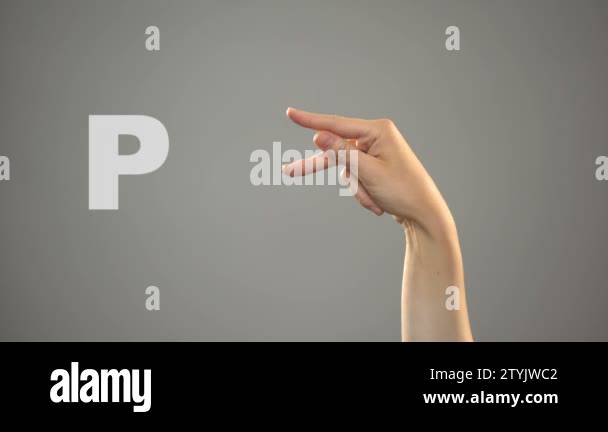 Letter in sign language hand Stock Videos & Footage - HD and 4K Video ...