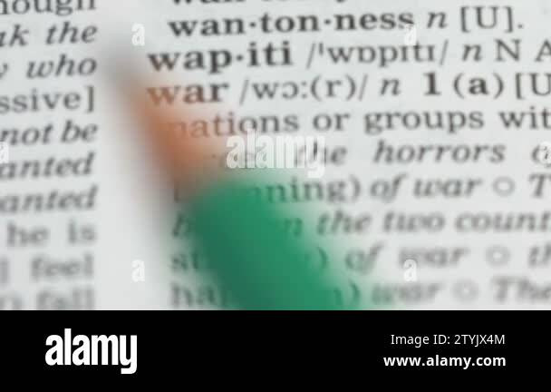 Dictionary definition closeup collapse Stock Videos & Footage - HD and ...