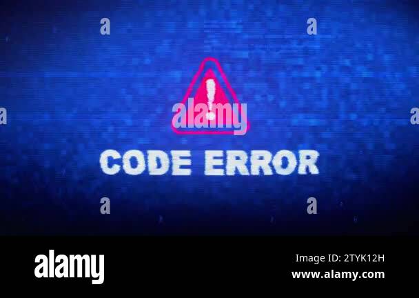 Code Error Text Digital Noise Twitch Glitch Distortion Effect Error ...