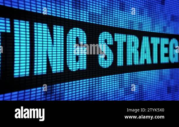 Marketing strategy Side Text Scrolling LED Wall Pannel Display Sign ...