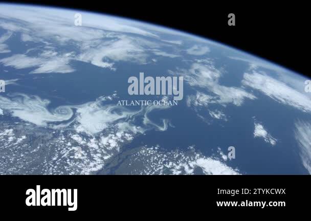 Atlantic from space elements Stock Videos & Footage - HD and 4K Video ...