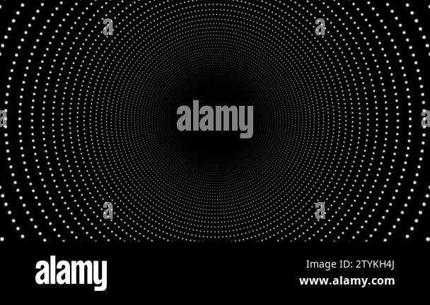 Abstract Concentric Circles Tunnel Background Loop/ 4k animation of an ...