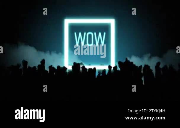 Animation of vintage video game screen with the word Fight written in ...