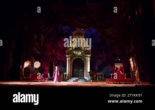 DNIPRO, UKRAINE - FEBRUARY 23, 2019: Classical Opera by Giuseppe Verdi ...