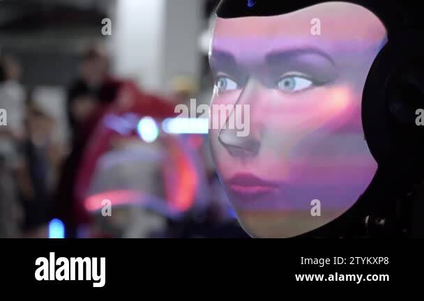 Cyborg robot face made Stock Videos & Footage - HD and 4K Video Clips ...