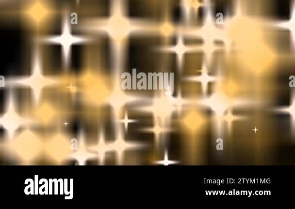 Yellow brown Gray seamless rising Stars floating and slow moving Loop particle Stars Animation ...