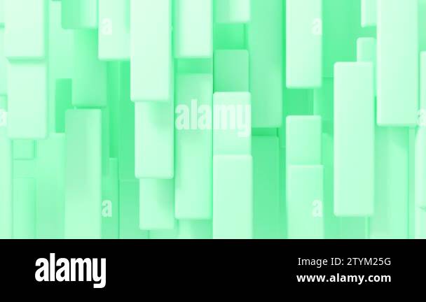 Abstract 3d rectangle shapes moving animation. set of different pastel ...