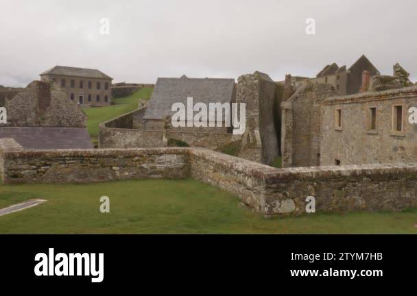 Charles fort, a star shaped fort from 17th century in Ireland Stock ...