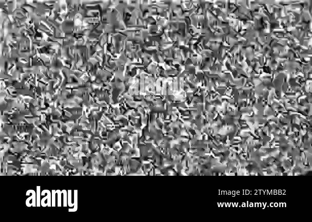 Endless Coarse Lowres 8-Bit Pixel Noise Stock Video Footage - Alamy