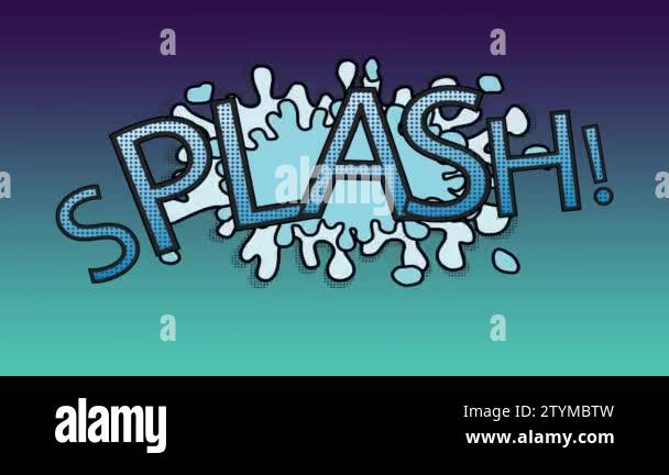 Water splash word illustration Stock Videos & Footage - HD and 4K Video ...