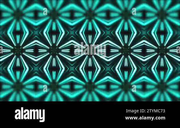 Background motion with fractal design kaleidoscope sequence patterns,Disco spectrum lights ...