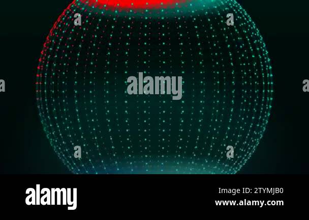 Abstract futuristic rotating world globe. Abstract Modern Background ...