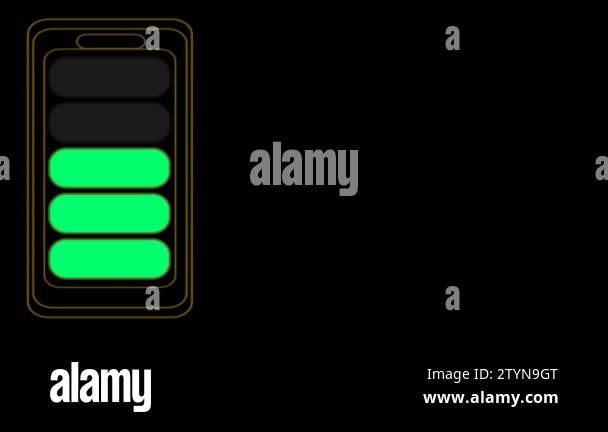 battery charger rainbow change color when time line vertical for banner ...