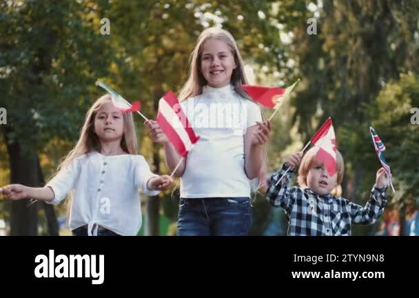 Children with british flags Stock Videos & Footage - HD and 4K Video ...