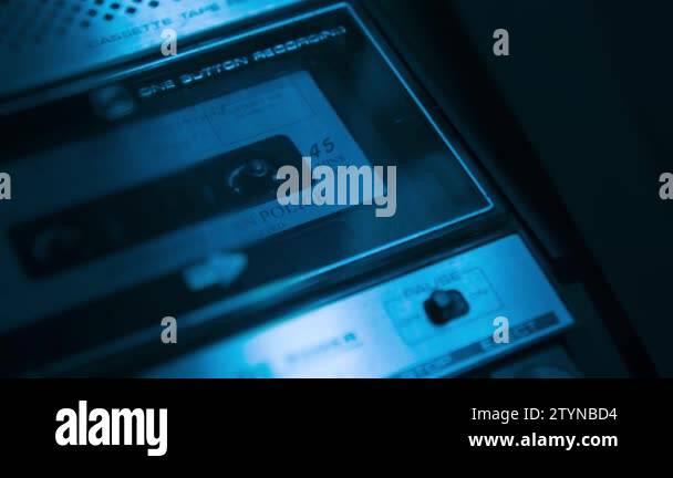 Police Custody Interview Audio Cassette in a Retro 1970s Portable ...