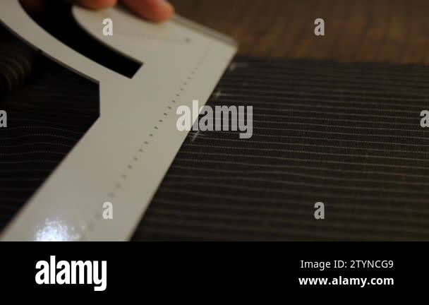 Sewing cloth ruler Stock Videos & Footage - HD and 4K Video Clips - Alamy