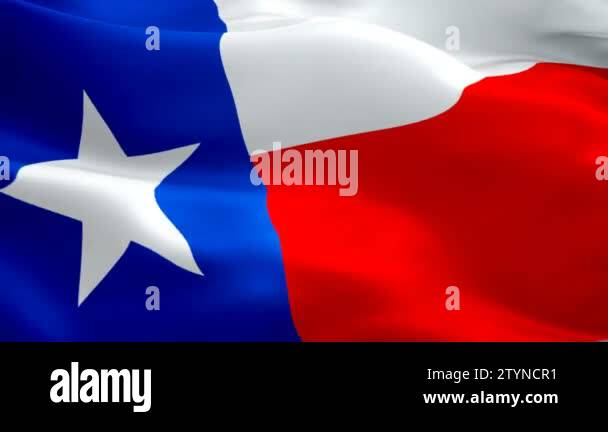 State Texas flag closeup 1080p Full HD 1920X1080 footage video waving ...