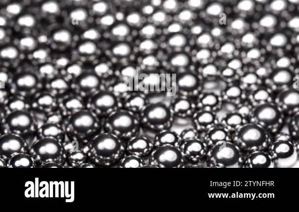 steel balls of a rolling element on a turn table Stock Video Footage ...