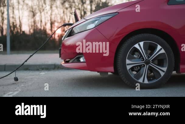 The Electric Car is Charged from the Electrical Network Through a ...