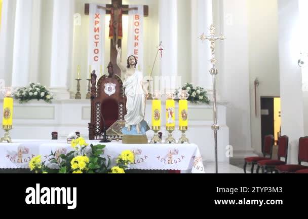 Easter catholic church interior Stock Videos & Footage - HD and 4K ...