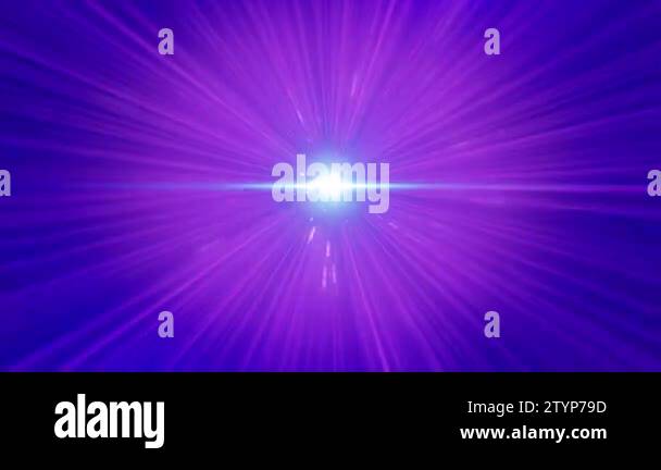 Crazy fast flight in hyperspace of space among nebulae and purple stars ...