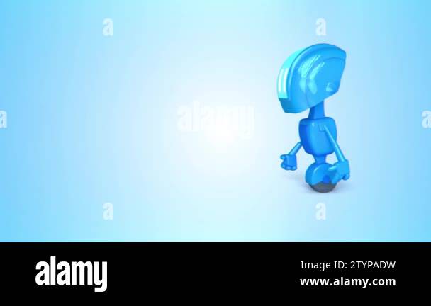 Robot animated 2 Stock Video Footage - Alamy