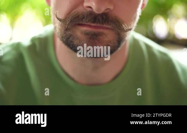 Curled mustache Stock Videos & Footage - HD and 4K Video Clips - Alamy