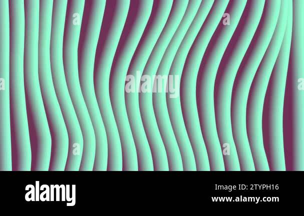 Colorful wave gradient loop animation. Future geometric vertical lines ...