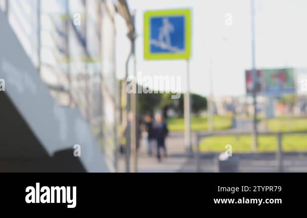 Pedestrian crossing not in use sign Stock Videos & Footage - HD and 4K ...