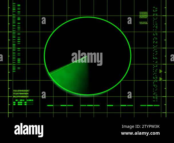 Radar Screen (loop) Basic animation to create radar screen or other screens of technological ...