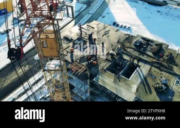 High big construction site Stock Videos & Footage - HD and 4K Video ...