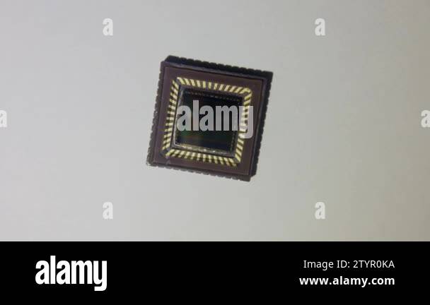 cmos sensor ccd sensor camera sensor macro shot Rotating Turning Stock ...