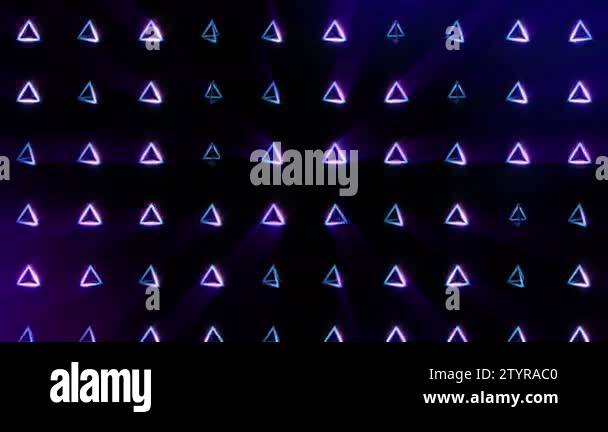 Geometric pyramid pattern. Pyramid dancing. Business symbol loop ...