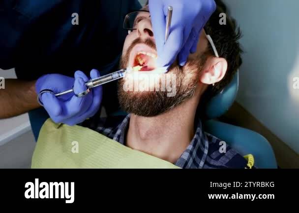 Dental anesthesia procedure Stock Videos & Footage - HD and 4K Video ...